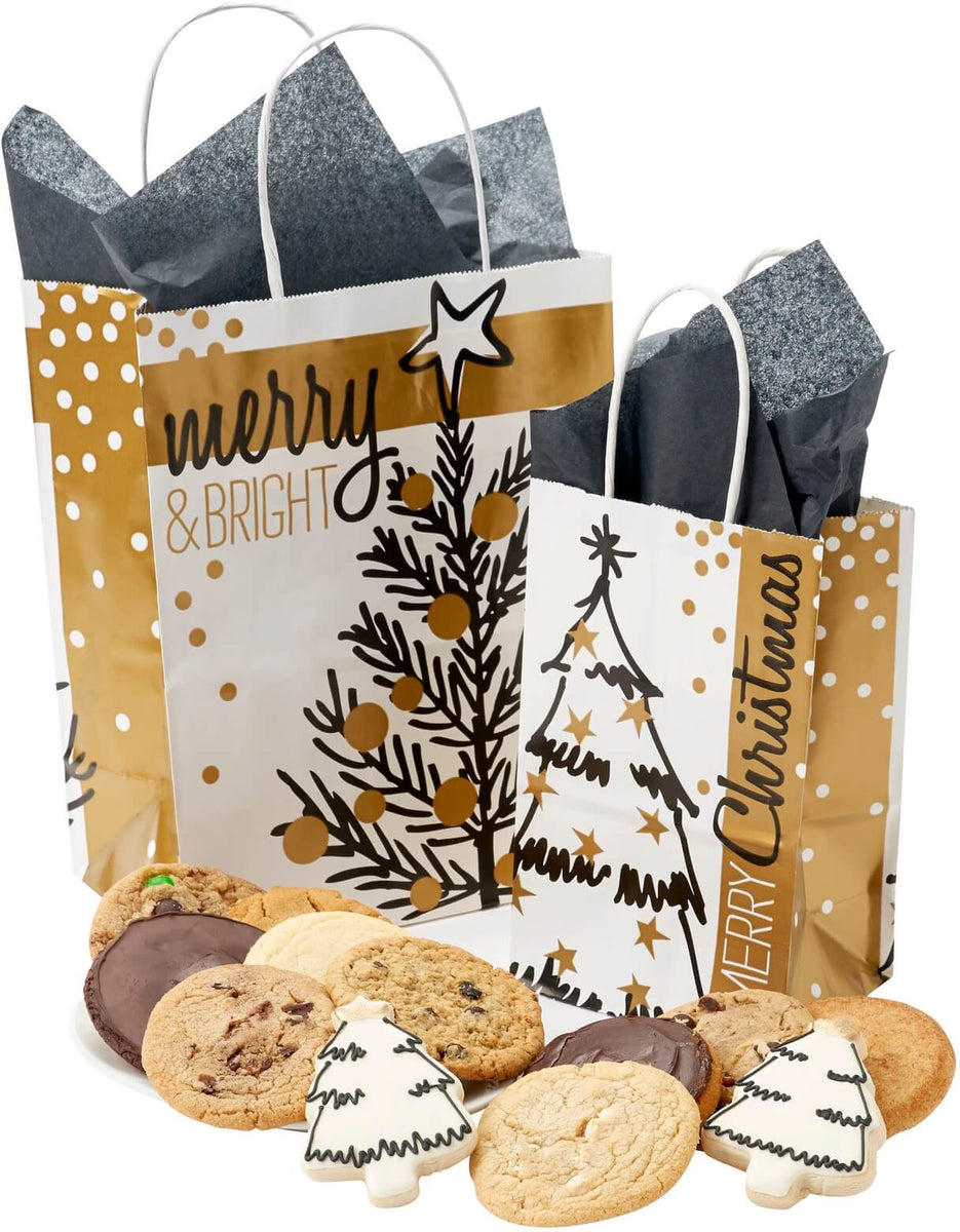 Merry and Bright Cookie Bags | Cookie Bouquets