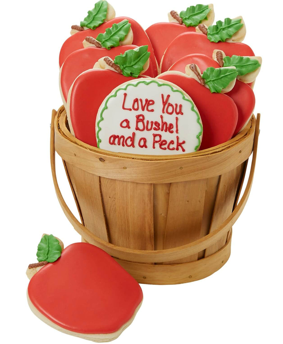 A Bushel and a Peck Cookie Basket | I Love You Cookie Gift | Cookie Bouquets