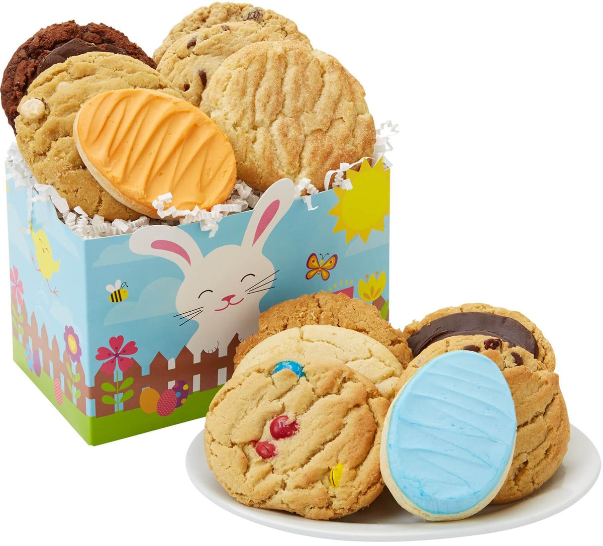 Easter Cookie Gift Box | Easter Themed Cookie Assortment | Cookie Bouquets