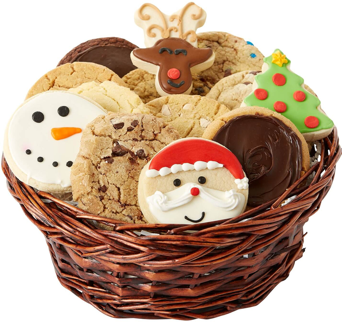Christmas Cookie Gift Basket | Holiday Cookie Arrangement | Cookie Bouquets