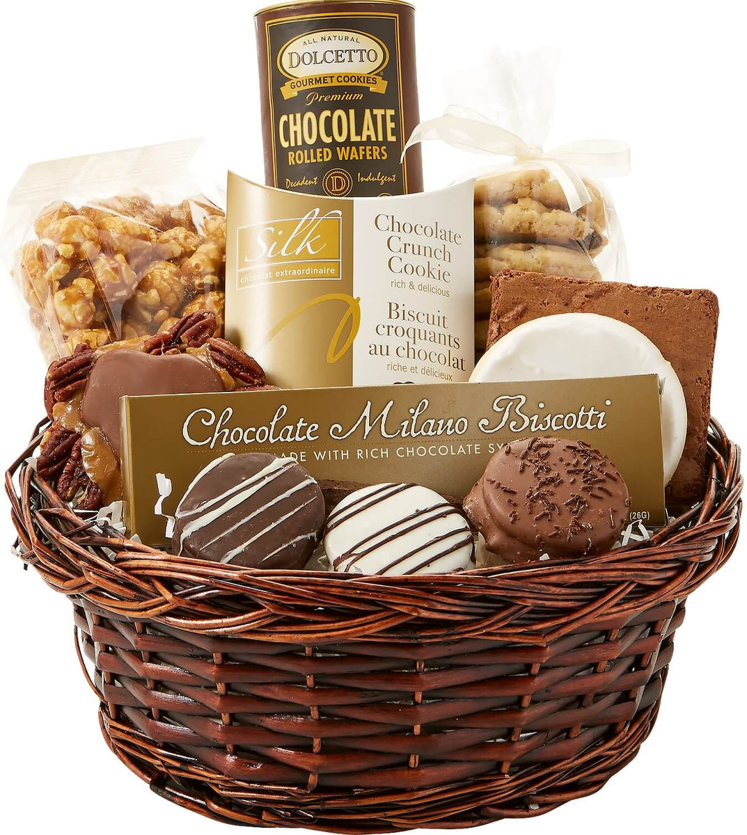 Chocolate Lovers Gift Basket | Gourmet Chocolate Sweets | Cookie Bouquets